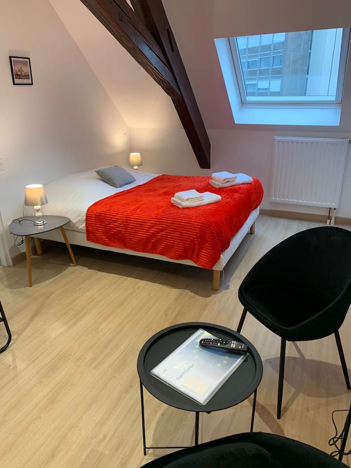 Esprit Espagne, Joli Studio Au Coeur De Mulhouse - Gare de Mulhouse