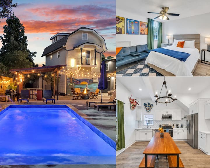 Poolside Oasis! 5-br Hideaway Near Canal St - Nola - New Orleans, LA