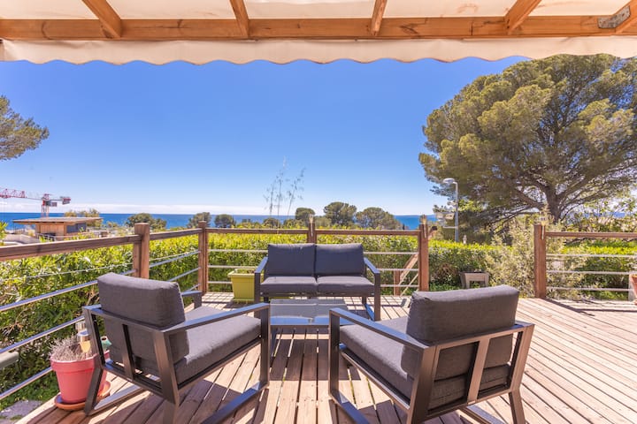 Bungalow V Hugo Vue Mer Terassa - Agay