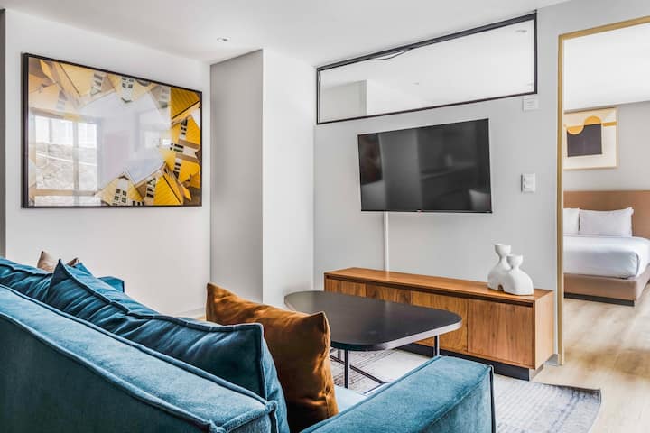 Blueground | Roma Sur 1 Recamara, Ac & Rooftop - Mexico City