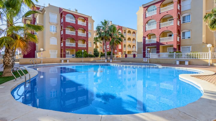 Charmant Appartement à Puerto Marina Près De La - Los Alcázares