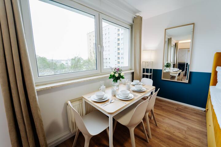 Jenapartments Studio 4p - Uniklinik, Boxspringbett - Jena