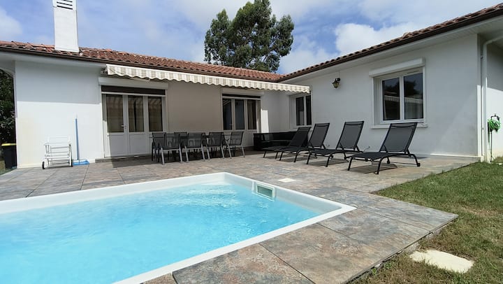 La Maison De La Plage Piscine Et Plage à 200 M - Andernos-les-Bains
