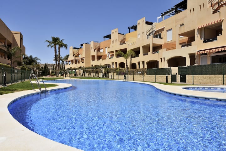Vera Playa Rez-de-chaussée 2 Terrasses Jardin Pisc - Vera