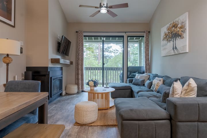 Rustic Modern Condo - Close To Village - Sleeps 10 - June Lake, CA
