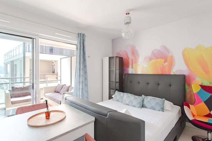 “Studio Cosy Et Moderne à 5 Min De Monaco – Réside - Beausoleil
