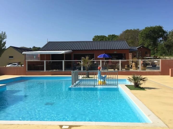 Zecamping 3* Mobil Home 30m² Piscine - Erquy