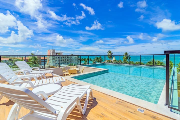Rooftop #302 - Flat By The Sea By Carpediem - Praia dos Carneiros