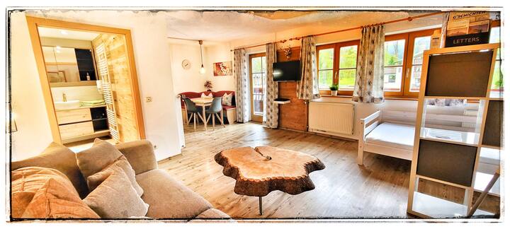 Ferienwohnung Bergblick, 60 Qm 3 Personen Balkon - Ramsau bei Berchtesgaden
