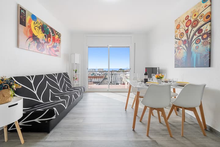 Appartement Moderne Avec De Belles Veus Wifi  & Ac - Altafulla