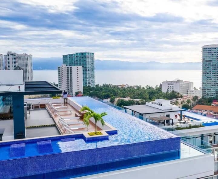 Vue Imprenable Sur Zoho Skies Pour 6 Personnes - Puerto Vallarta