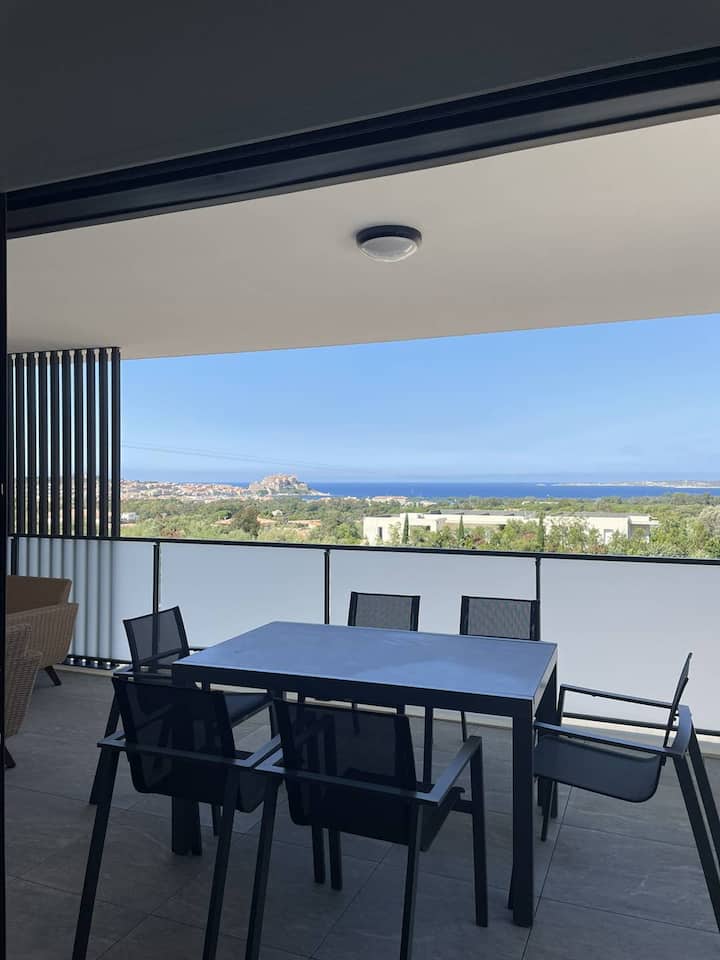Appartement Avec Vue Panoramique Sur La Mer - Calvi