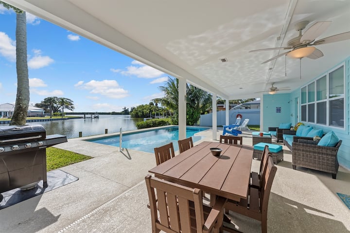Heated Pool-canal-walk To Beach-kayaks-beach Gear - Cocoa Beach, FL