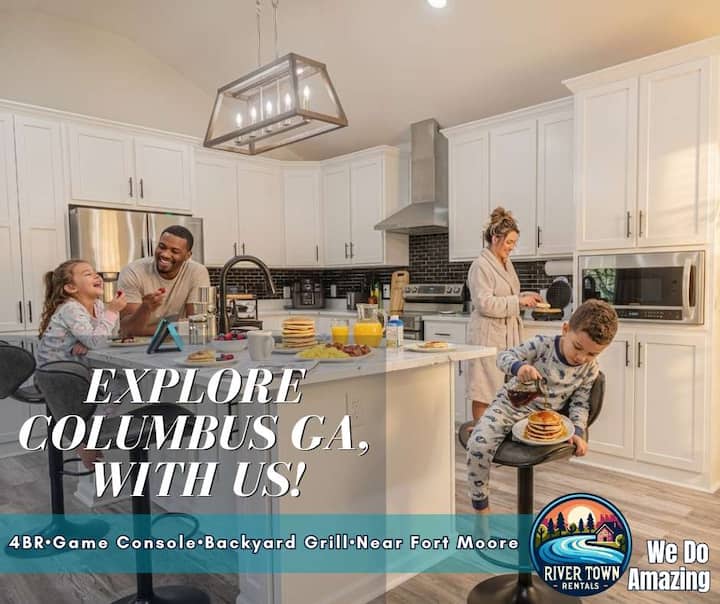 4br•game Console•grill•backyard•near Fort Moore - Columbus, GA