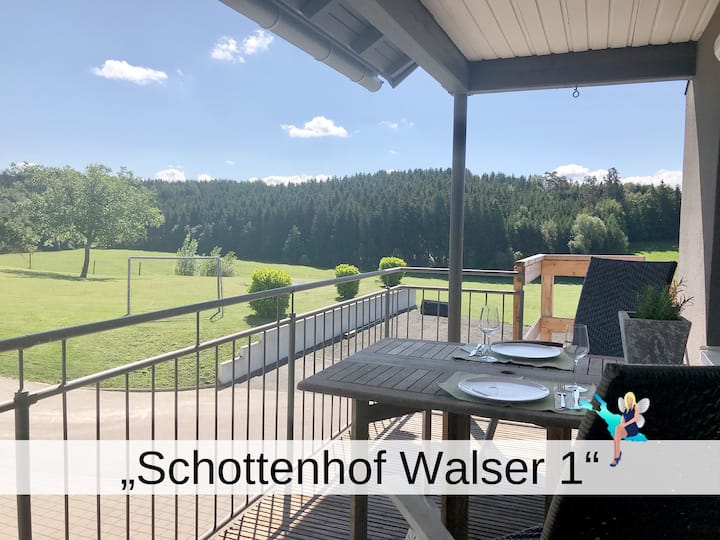 Apartment Schottenhof Walser 1 - Green Oasis - Achberg
