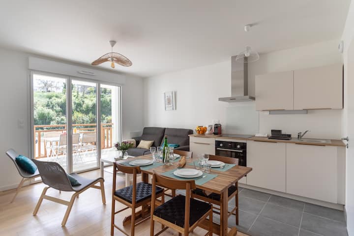 Les Pins 101 - Appt 400m De La Plage - Plage Sables d'Or les Pins