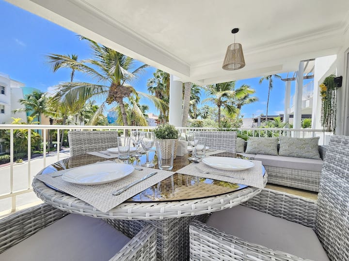 2bdr Beach Access At Playa Turquesa Los Corales Pc - Punta Cana