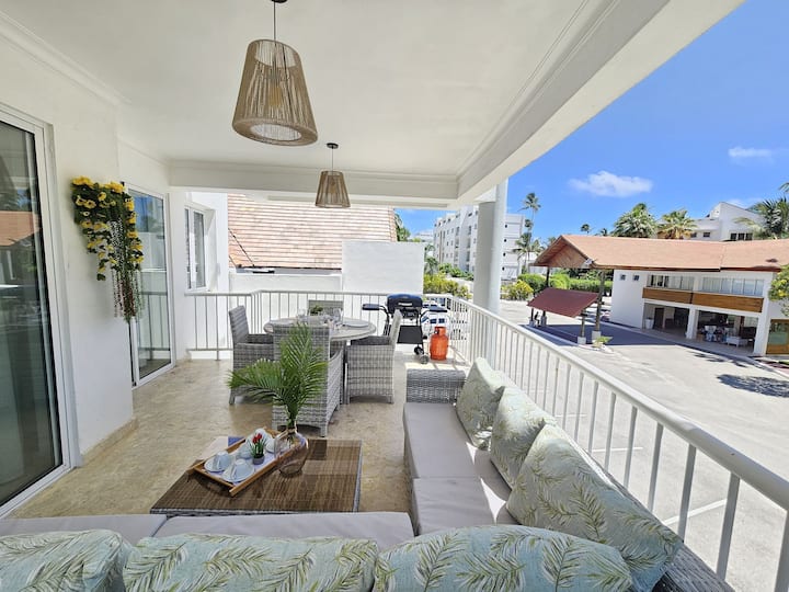 2bdr Beach Access At Playa Turquesa Los Corales Pc - Punta Cana