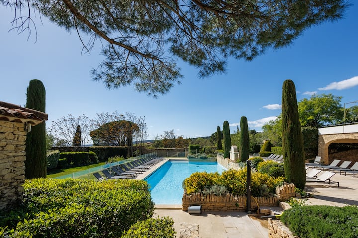 Lou Karo - Piscine Partagée - Parking Privé - Gordes
