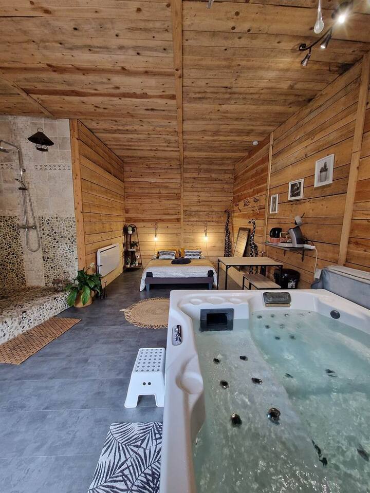 Suite Avec Terrasse Et Jacuzzi Privé - Haute-Loire