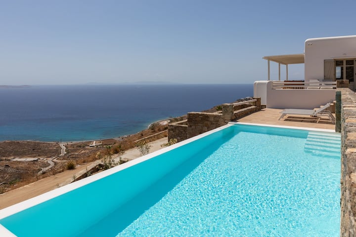 Renovated Luxury Oceanview Villa W/pool In Mykonos - Mykonos
