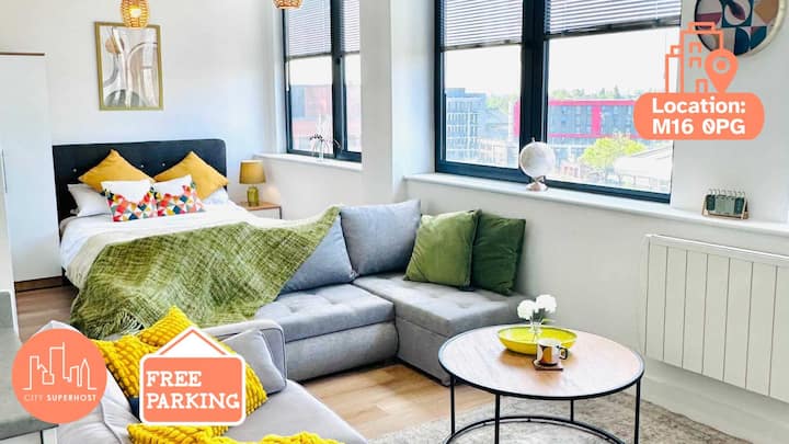 Free Parking Old Trafford Flat By City Superhost - Greater Manchester