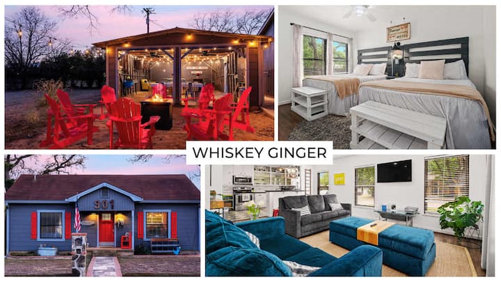 Whiskey Ginger - Wine Barn, Fire Pit & More! - Fredericksburg, TX