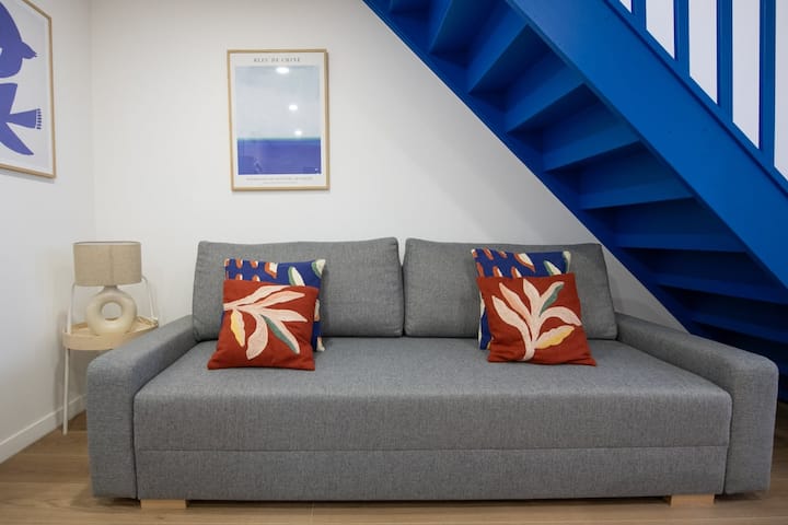 Casa Azul - Maisonnette Climatisée - 2 Chambres - Lyon