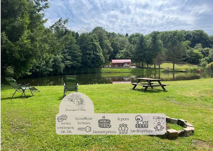 Chalet Et éTang, Exclusivement Pour Vous Privée. - Puy-de-Dôme