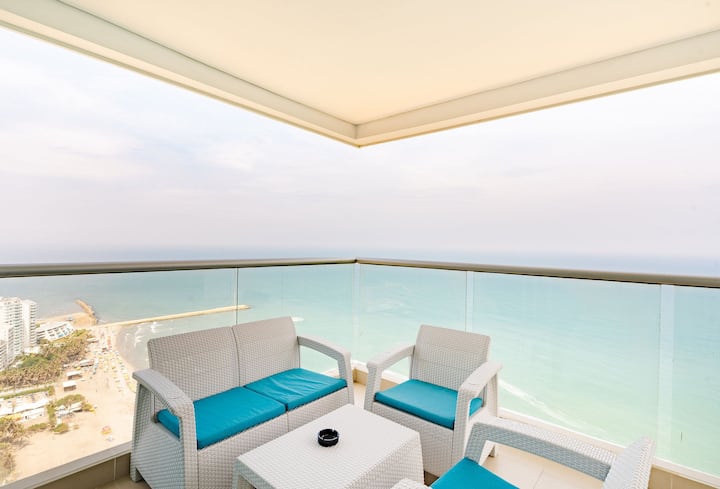 U-go Appartement En Front De Mer à Bocagrande - Cartagena, Colombia