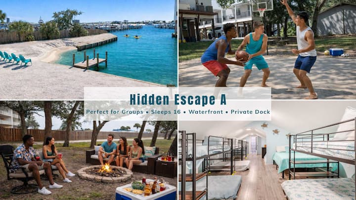Sleeps 16| Dock & Beach|kayaks + Fishing | Events - Orange Beach, AL