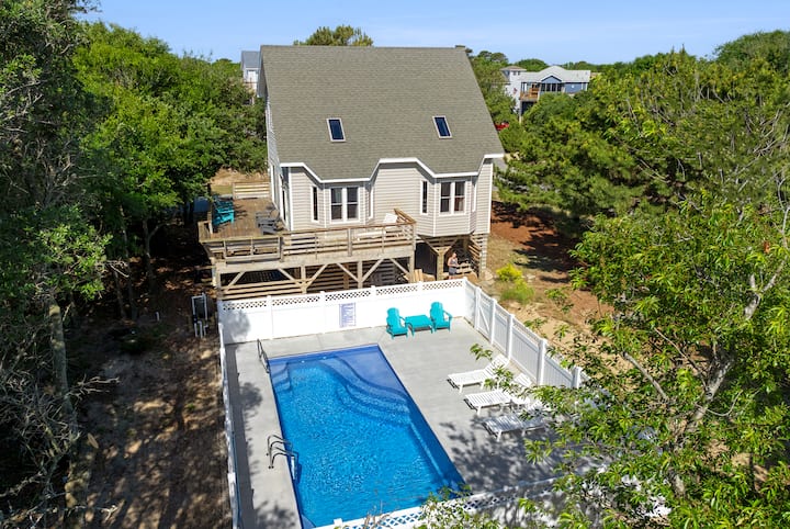 Aurora: Private Pool | Short Walk To Downtown Duck - Duck, NC
