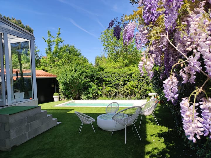 Belle Maison Bordelaise Avec Piscine Privée - Burdeos