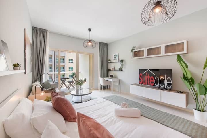 Central Studio In The Greens 10min To Metrostation - Dubai