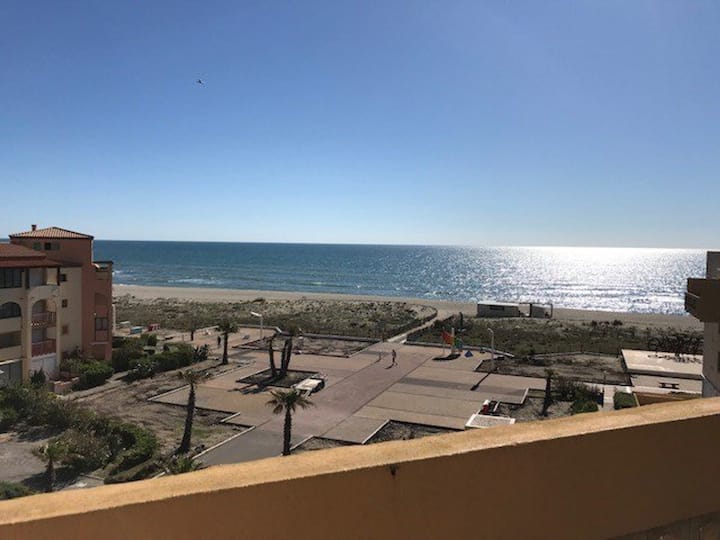 T3 Terrasse Vue Mer, Piscine, Proche Plage, 6 Pers - Leucate