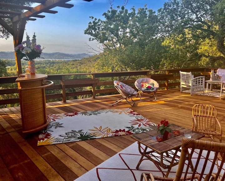 Bungalow Avec Vue Mer Et Grande Terrasse De 80 M² - Gassin