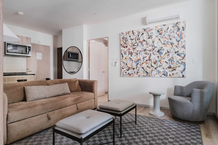 Blueground | Cuauhtémoc Amueblado 2br & 1 Baño - Ciudad de México