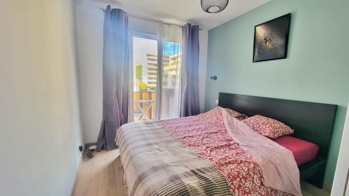 Bel Appartement De 3 Pièces -Parking -Centre -Tram - Nice