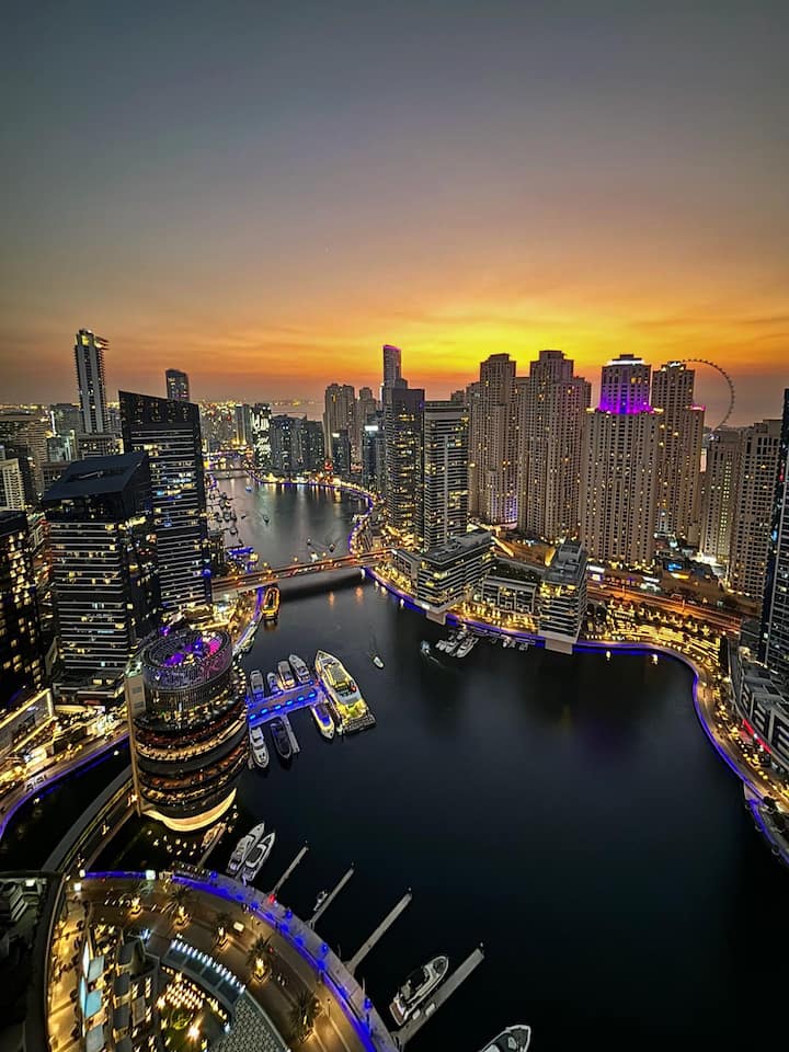 Luxury 37th Floor Marina View 1br In Jw Marriott! - Dubái