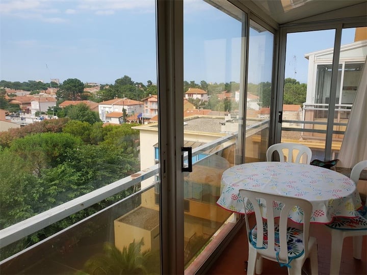 Studio Cosy 300m Plage, Vue, Parking Sécurisé - Argelès-sur-Mer