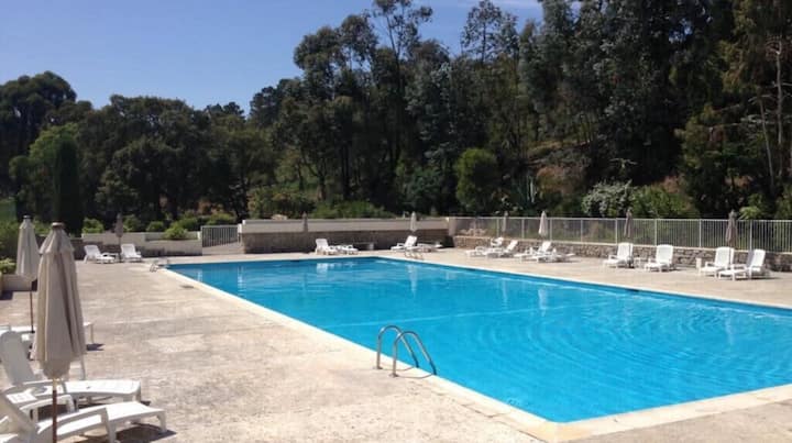 Sublime Studio Avec Grande Terrasse Et Piscine - Pégomas