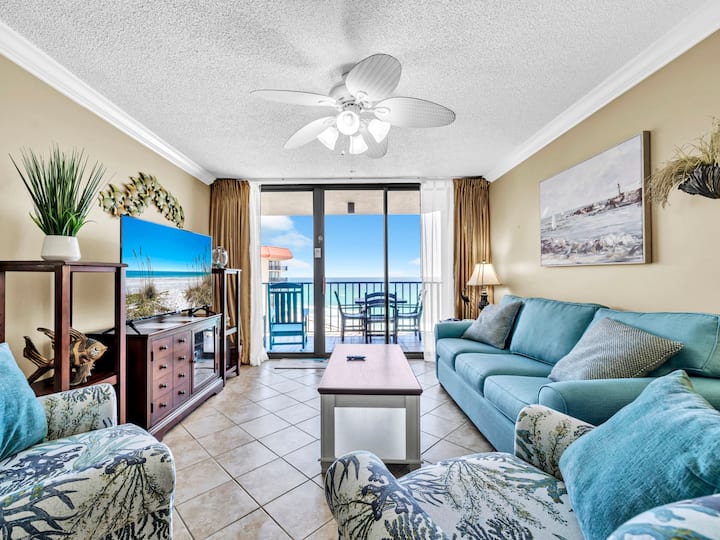 Beach Front-free Beach Service-summerhouse 1012c - Lower Grand Lagoon, FL