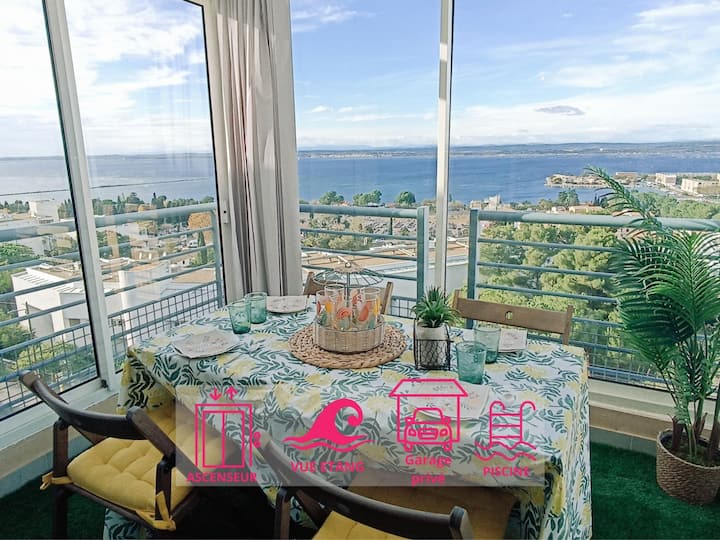 Appartement T2 Avec Garage Et Piscine à Sète - Mèze