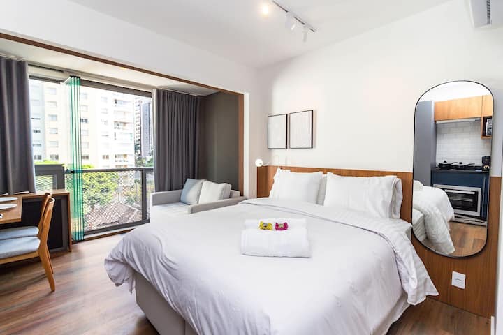 Studio No Melhor De Pinheiros-jardins - Pinheiros