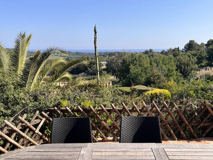 Mas 3 Ch, Vue Mer, Piscine, Tennis, Proche Plage - La Croix-Valmer