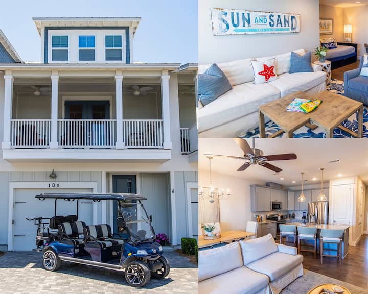 'Sunny Daze' On 30a Beach Rental - Golf Cart - Seaside, FL