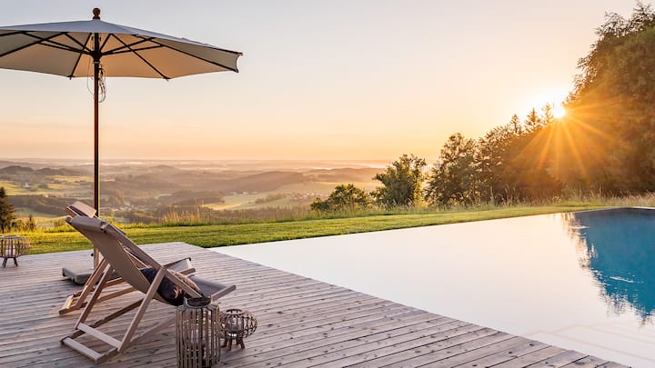 Alpenglühen-chalet-suite 90m², 2 Schlafzimmer - Chiemsee