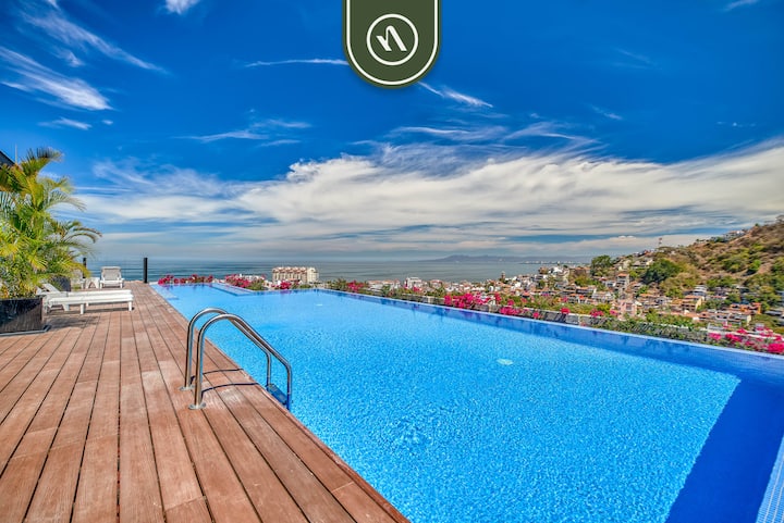 New 2br Condo In Zona Romantica - Rooftop Pool - Conchas Chinas
