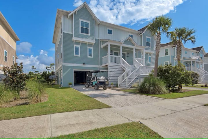 Beach Resort Sleeps 9 W/golf & 6 Optional Cart - Perdido Key, FL