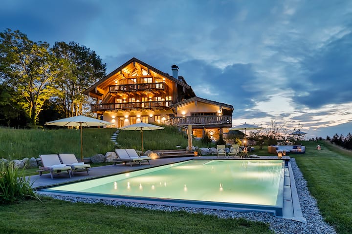 Gipfelglück-chalet-suite Mit 60m², Schlafzimmer - Chiemsee
